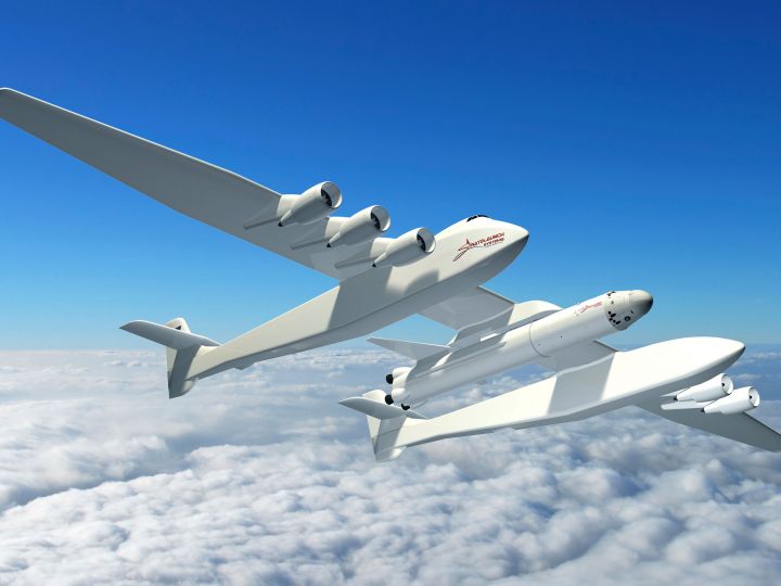 L'immense avion Stratolaunch bat son propre record au sol lors de son ...