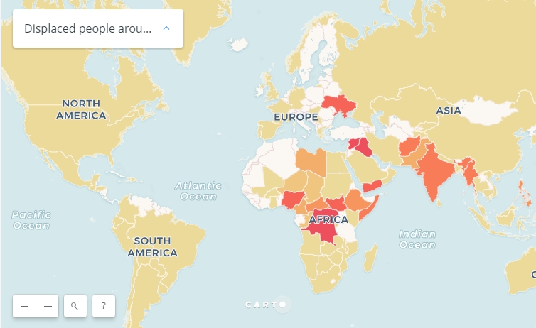 Une nouvelle carte démographique des personnes déplacées dans leur ...