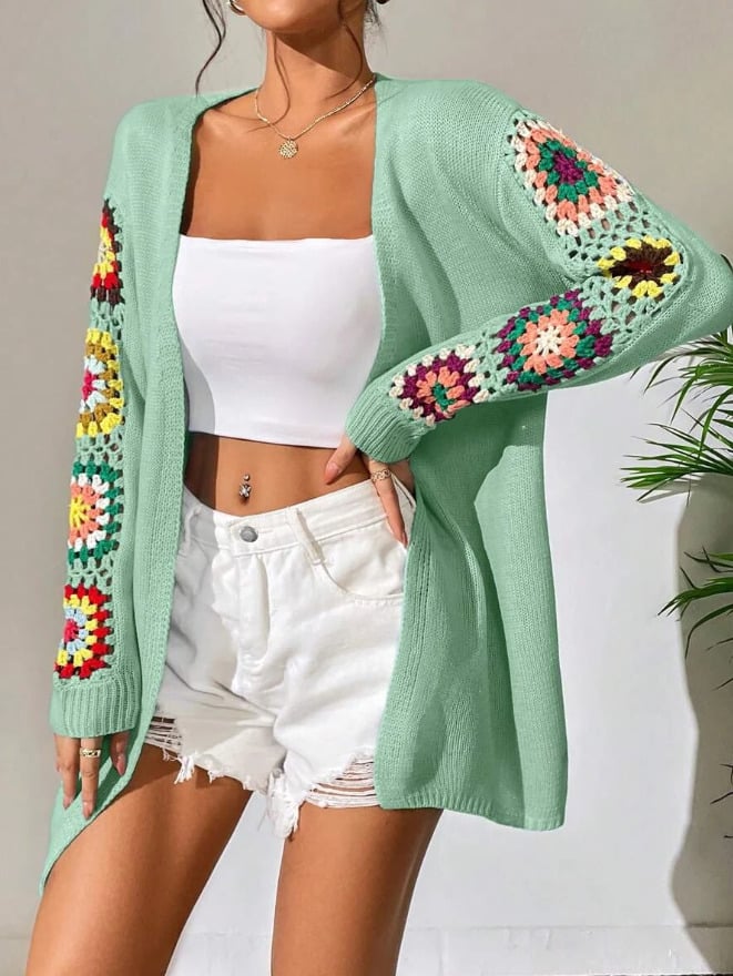 Shein fait un carton avec ce cardigan en crochet coloré parfait pour l ...
