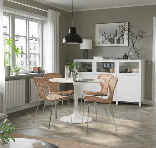 Ikea lance sa table ronde minimaliste en deux couleurs ! – Tuxboard