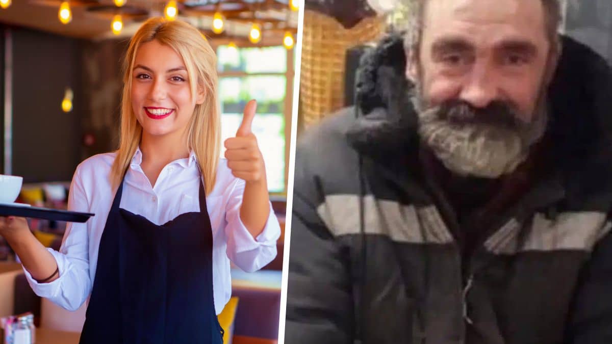 Une serveuse nourrit un SDF et apprend qu'il s'agissait d'un test de la ...