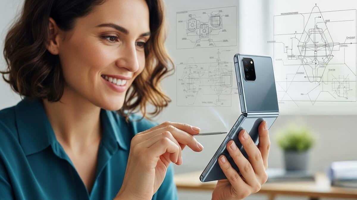 Galaxy Z Fold 8 inaugure le pliable sans pli visible, écran plus lisse ...