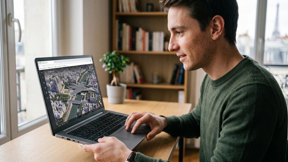 Google Earth cache un simulateur de vol depuis 2007 et il tourne enfin ...